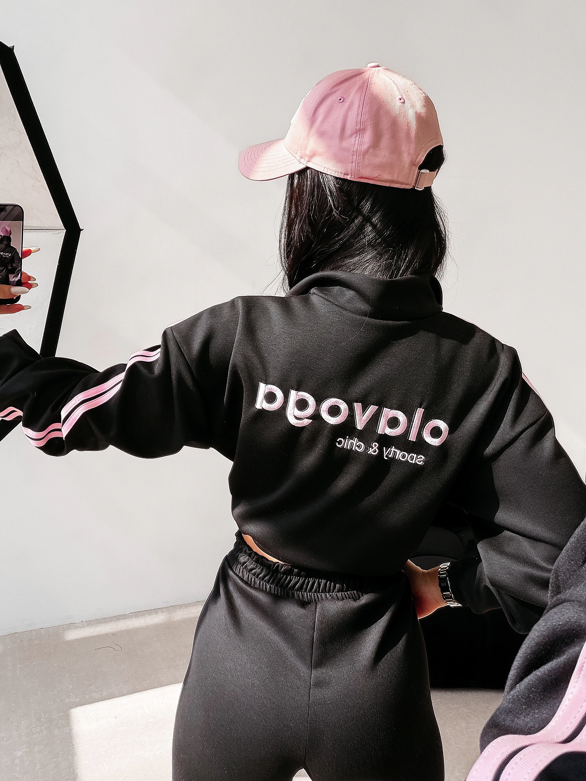 OLAVOGA FINE FORM zip-up collar set - Black | S | OLAVOGA Online ...