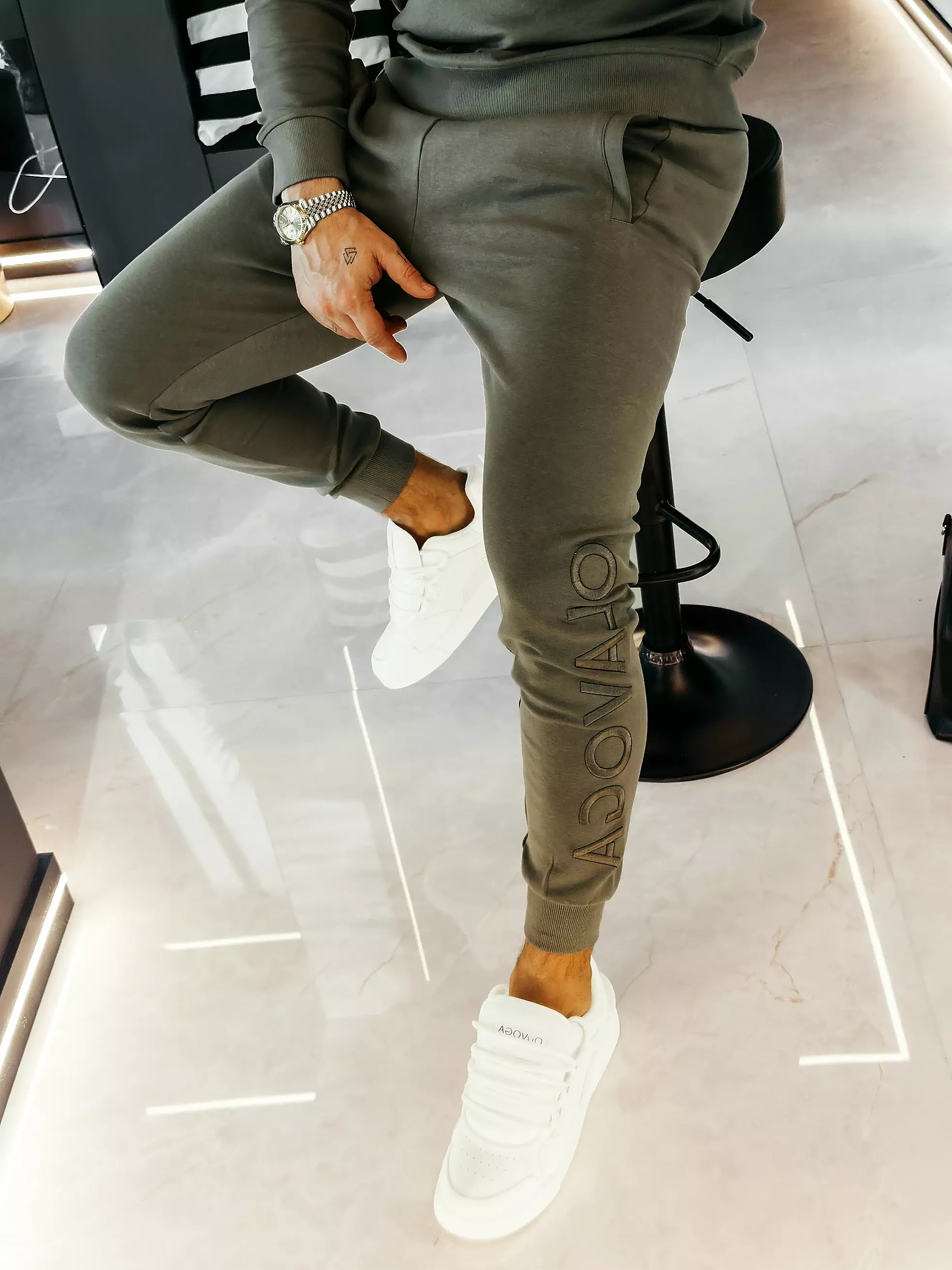 OLAVOGA Men NOURE tracksuit set - Khaki | XXL | OLAVOGA Online Official ...